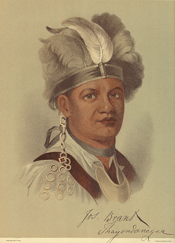 Joseph Brant Missionary Military Leader Biography Tecumseh A Short